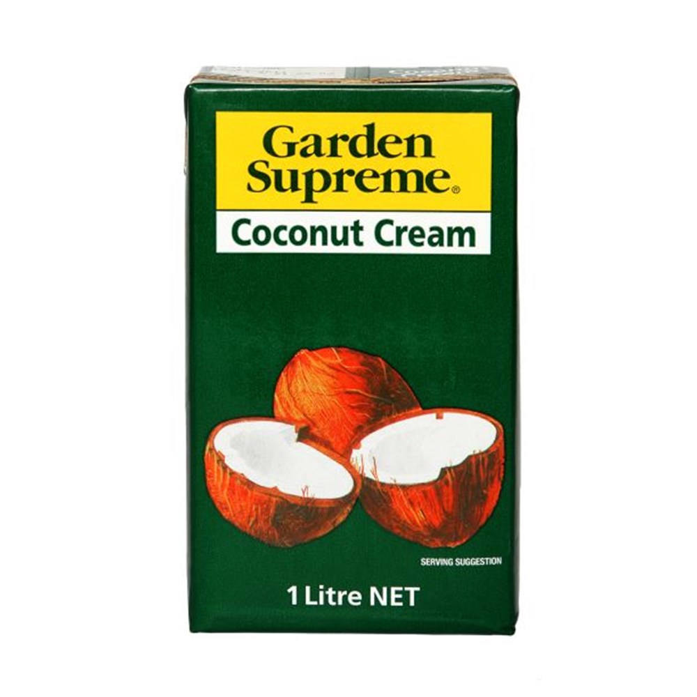 COCONUT CREAM TETRA PACK 1LT(12) GARDEN SUPREME 1LT(12) GARDEN SUPREME ...