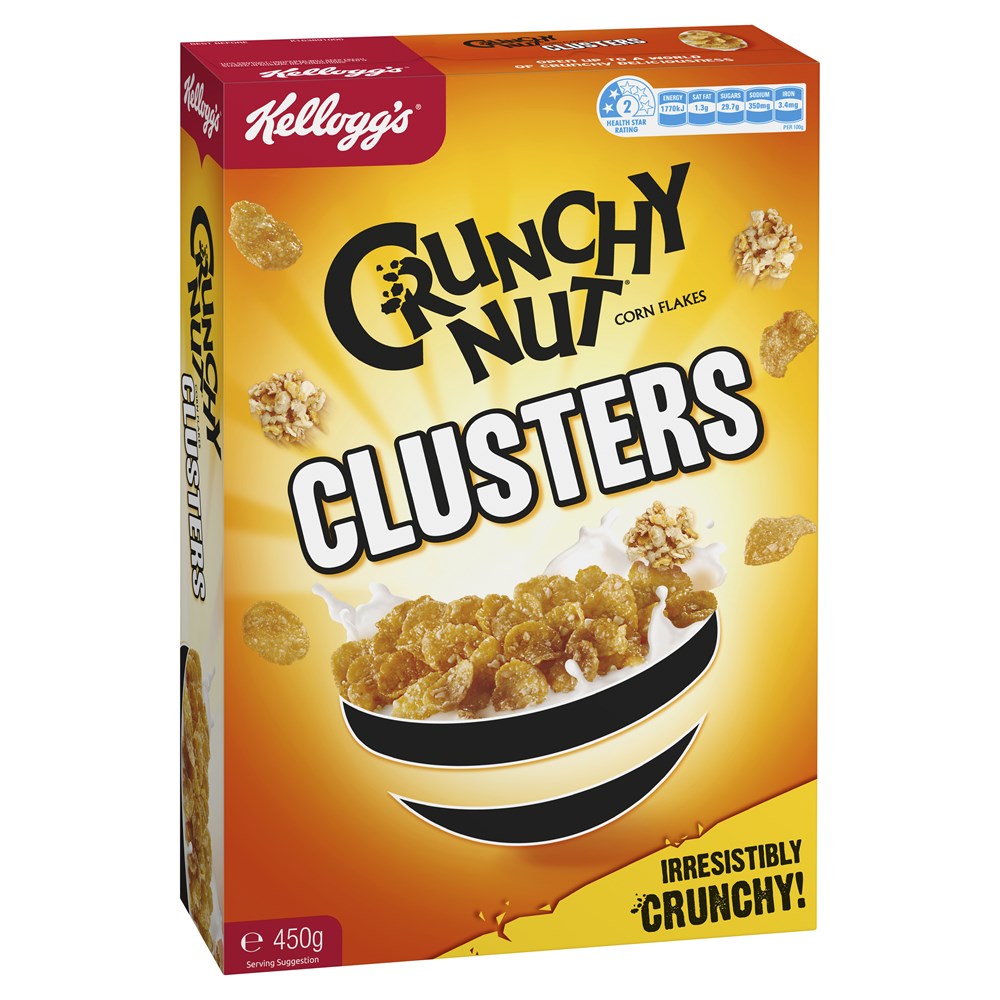 CEREAL CRUNCHY NUT CLUSTERS (12 X 450GM) KELLOGGS - Superior Foods ...
