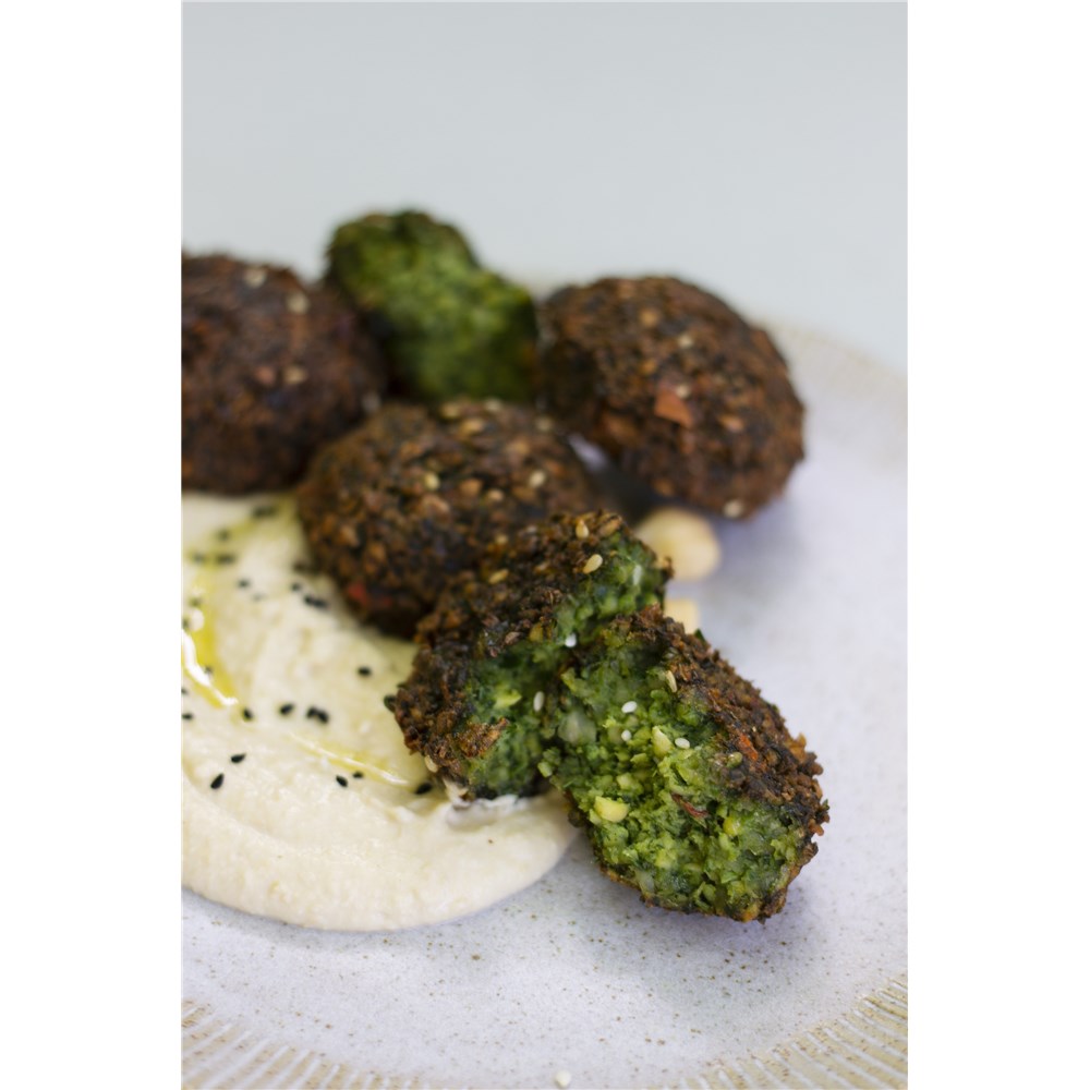 FALAFELS UNCOOKED VEGAN GF PLANT BASED (100 X 40GM) # FAL-WH-100 MADE ...