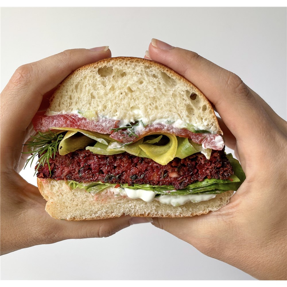 BURGER UNBEETABLE BEETROOT V GF PLANT BASED (40 X 115GM) # BBU-WH-40 ...