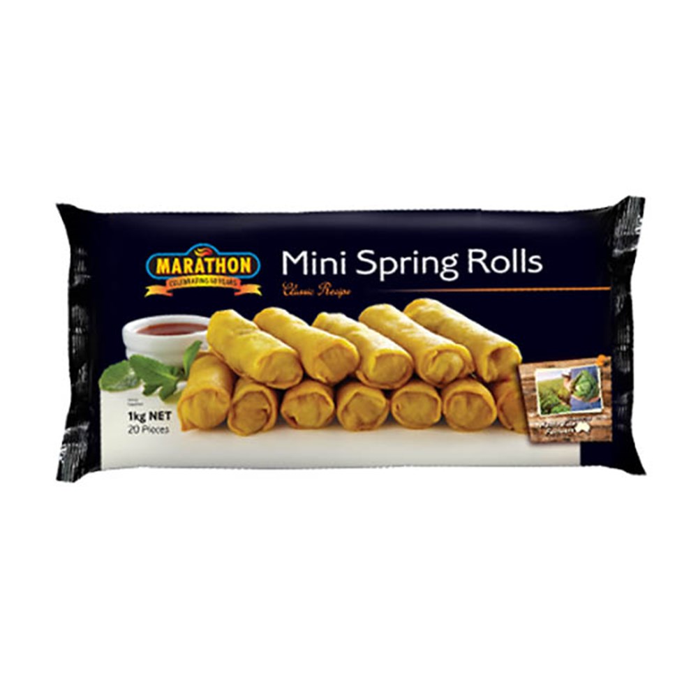 SPRING ROLL MINI 20S(6) MARATHON 20S(6) MARATHON - Superior Foods
