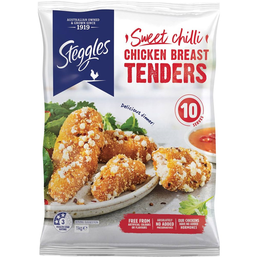 CHICKEN TENDERS SWEET CHILLI 1KG(6) STEGGLES 1KG(6) STEGGLES - Superior ...