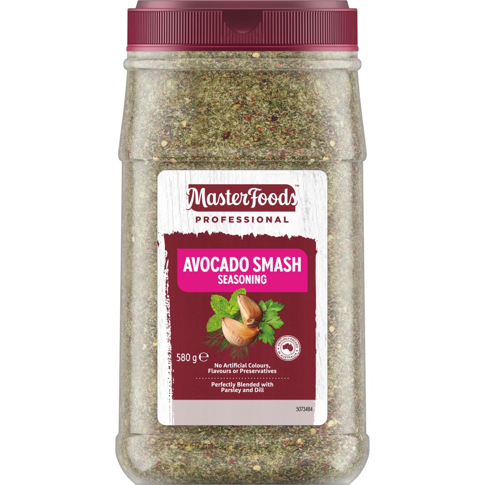 SEASONING AVOCADO SMASH 580GM(6) # 5073484 MASTERFOODS - - Superior Foods