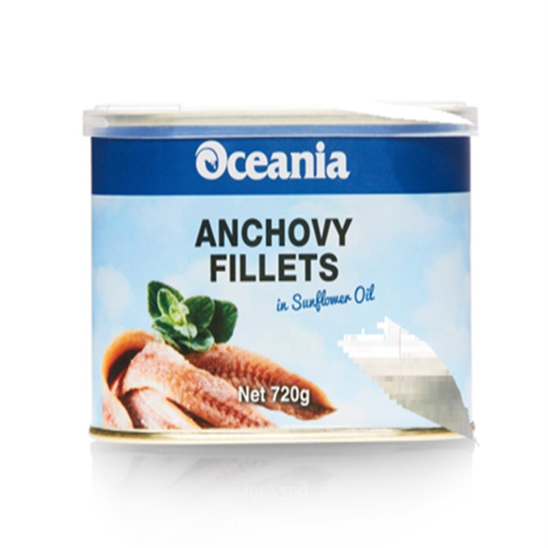 ANCHOVY FILLETS IN SUNFLOWER OIL 720G (12) # 221024 EATEO - Superior ...