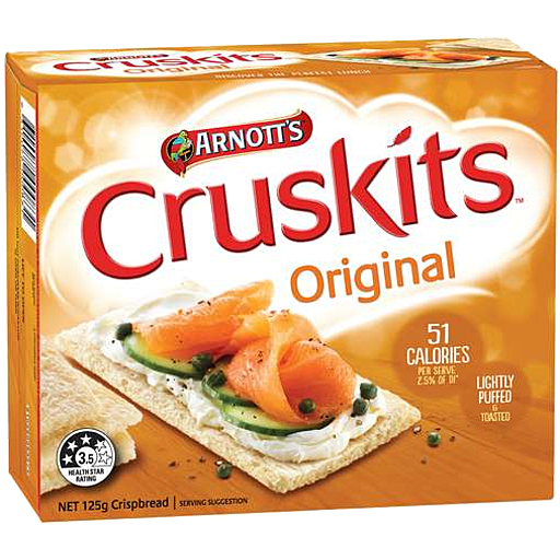BISCUIT CRUSKITS 125GM(24) ARNOTTS 125GM(24) ARNOTTS - Superior Foods