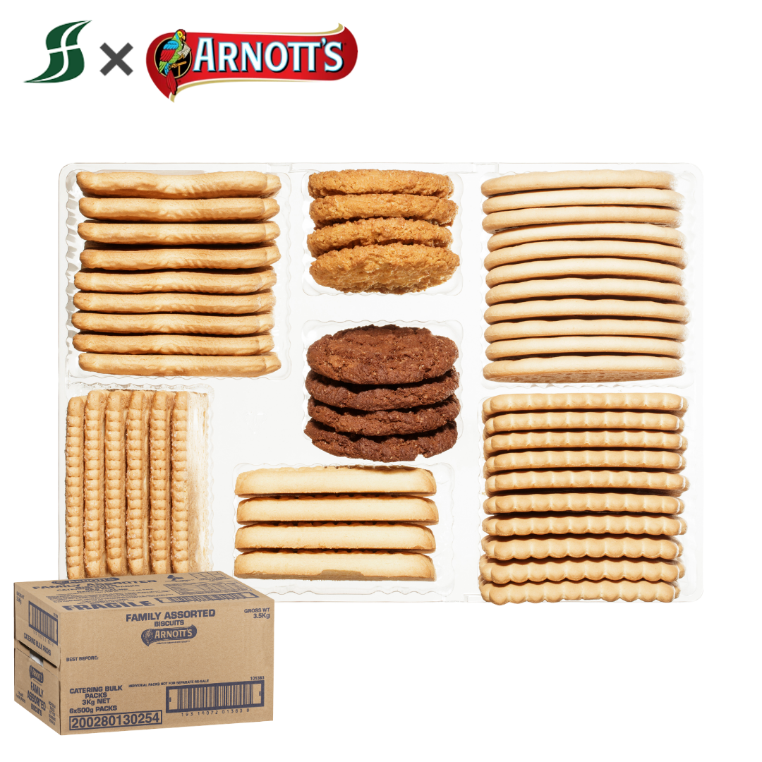 BISCUIT FAMILY ASSORTED 3KG ARNOTTS 3KG ARNOTTS - Superior Foods