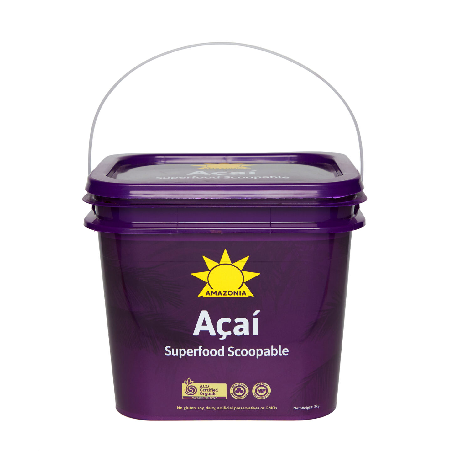 ACAI ORGANIC SUPERFOOD SCOOPABLE 3KG (3) # ASAS3X3000 AMAZONIA ...