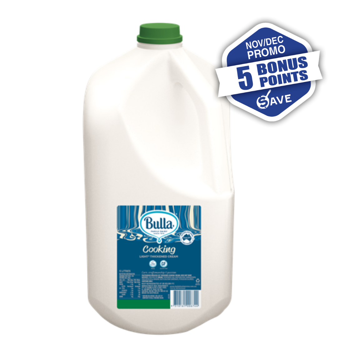 CREAM COOKING 5LT(3) BULLA 5LT(3) BULLA - Superior Foods