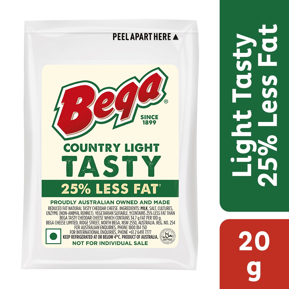 CHEESE PC RED (100 X 20GM) BEGA (100 X 20GM) BEGA - Superior Foods