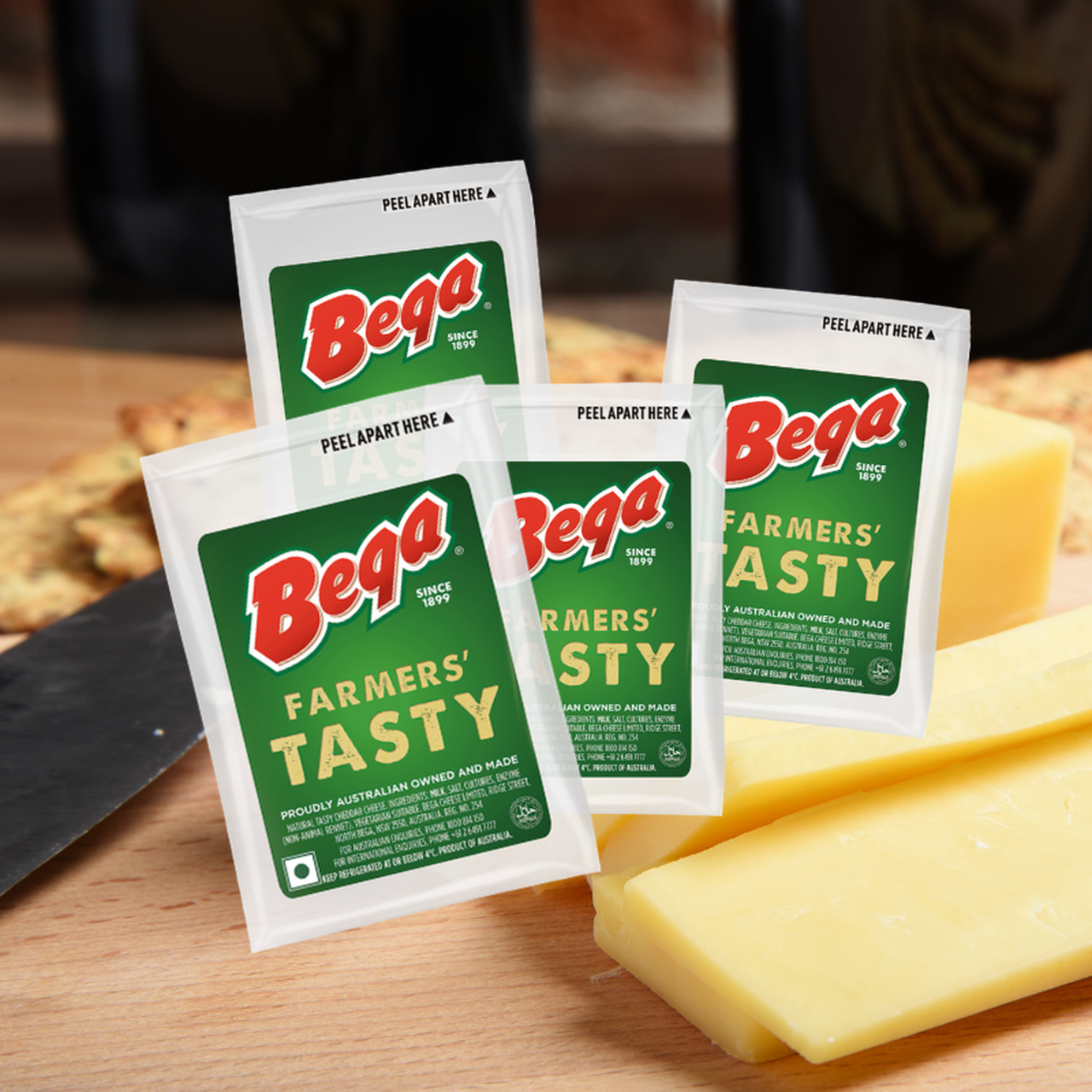 CHEESE PC TASTY (100 X 20GM) BEGA (100 X 20GM) BEGA - Superior Foods