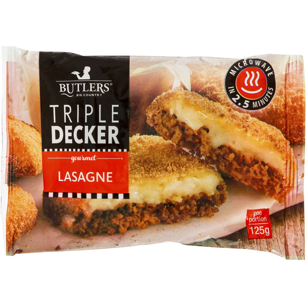 LASAGNE TRIPLE DECKER 125GM 2KG (2) #44881 BUTLERS 2KG (2) #44881 ...