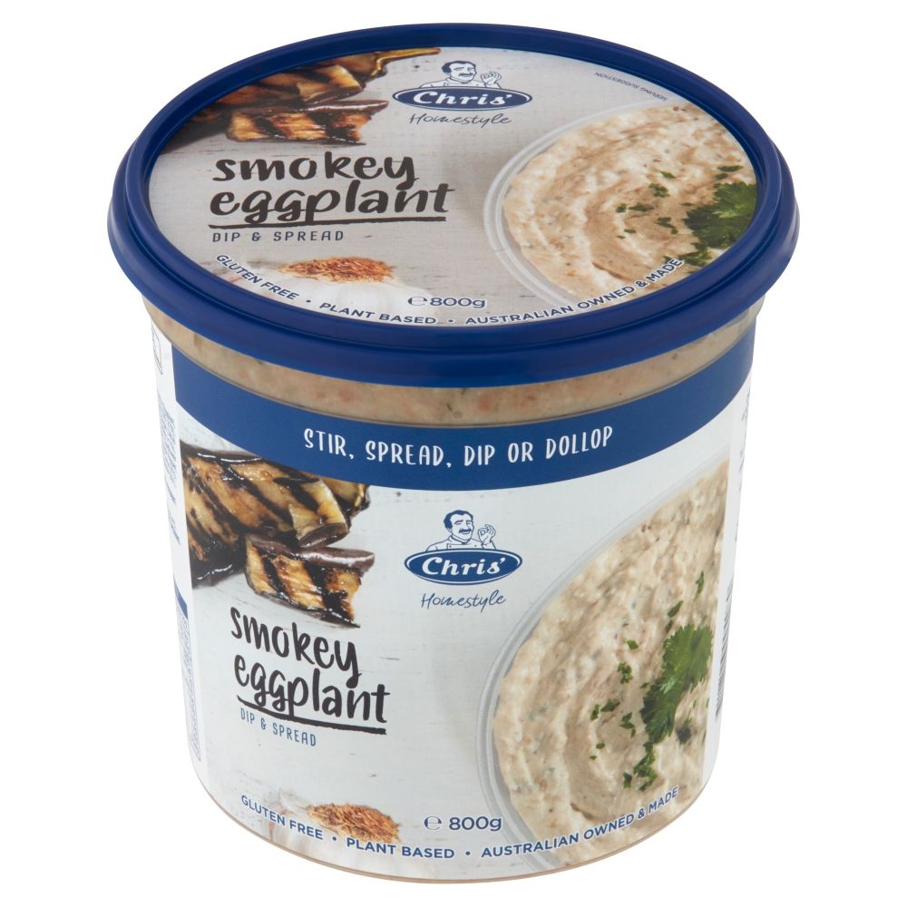 DIP EGGPLANT SMOKEY HOMESTYLE 800GM(6) #7034 CHRIS' DIPS - Superior ...