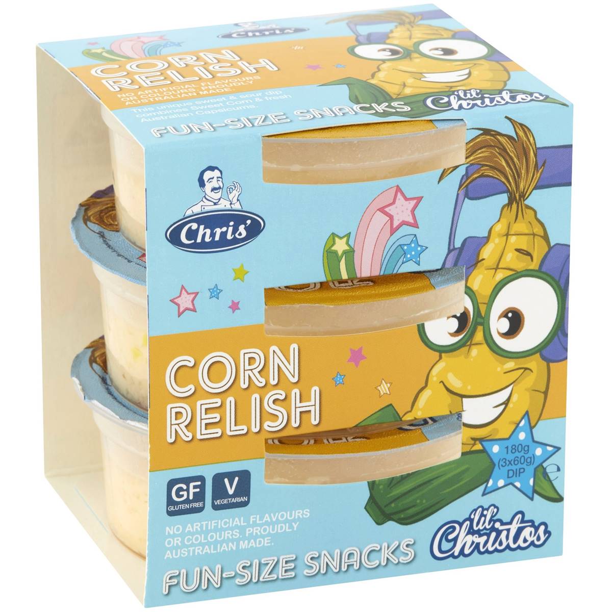 DIP HOMESTYLE CORN RELISH (6 X 3 X 60GM) # 7737 CHRIS'S - Superior ...