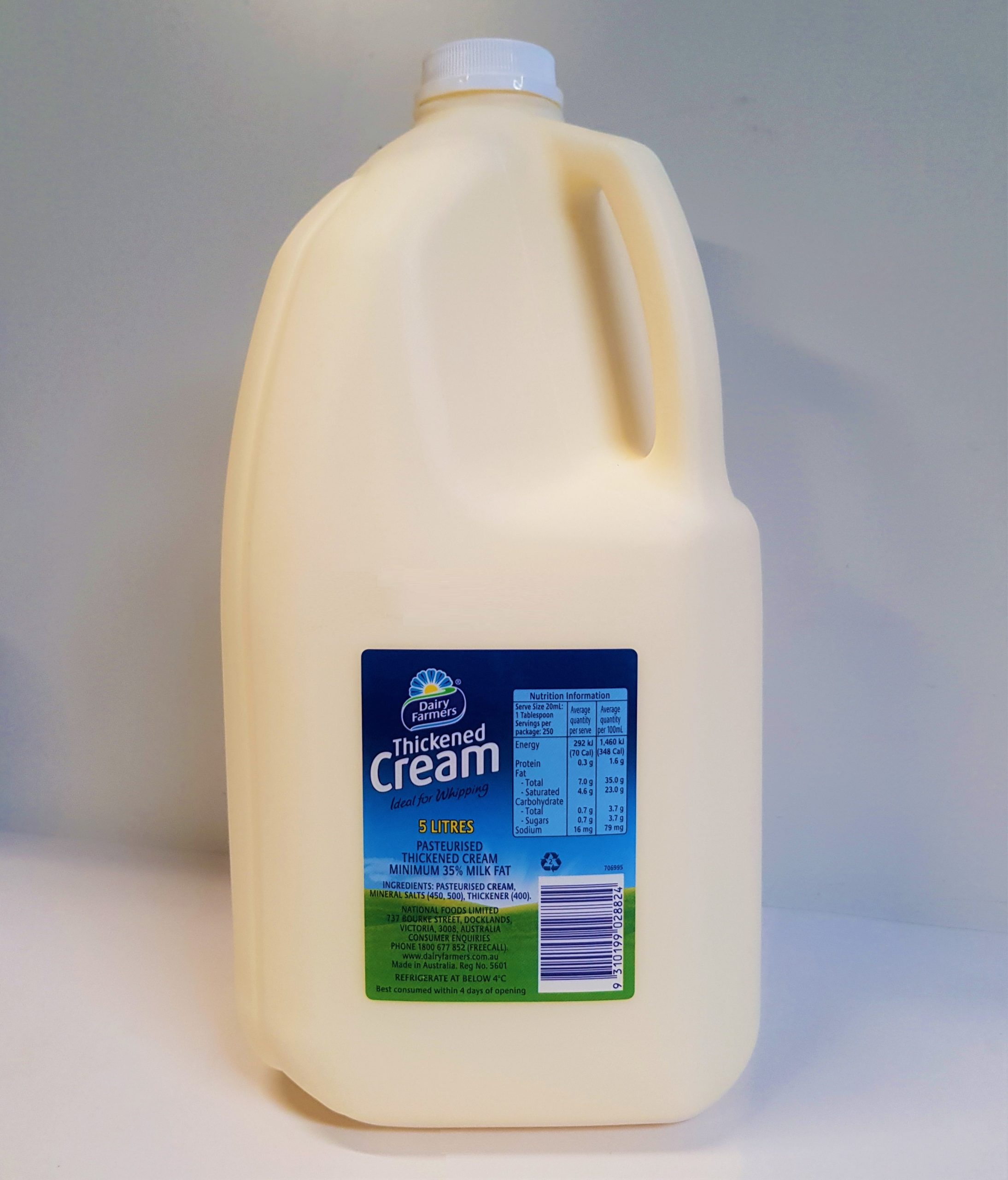 CREAM THICKENED 5LT(3) DAIRY FARMERS 5LT(3) DAIRY FARMERS - Superior Foods