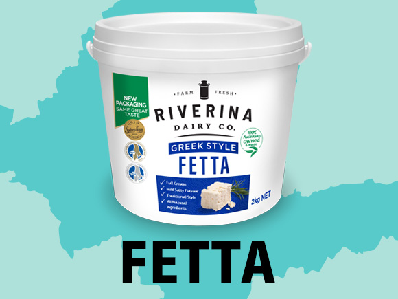 CHEESE FETTA 2KG(3) RIVERINA 2KG(3) RIVERINA - Superior Foods