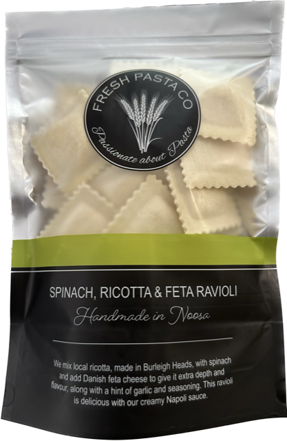 RAVIOLI SPINACH & RICOTTA 500G (10) # FRP01 FRESH PASTA CO. - Superior ...