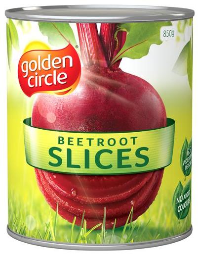 BEETROOT SLICED 850GM(12) GOLDEN CIRCLE 850GM(12) GOLDEN CIRCLE ...