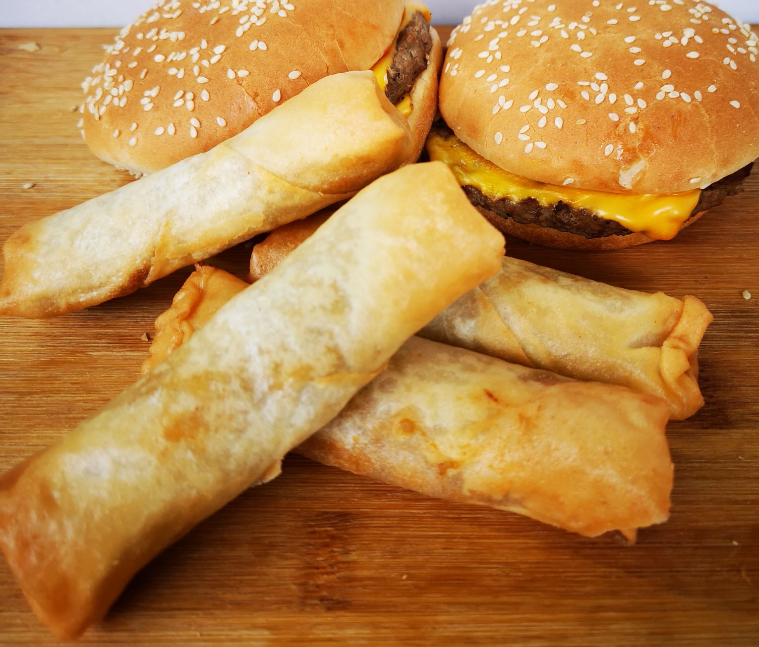 SPRING ROLLS CHEESEBURGER (20 X 50GM) 1KG(4) #GF1006 GOLDEN FAN ...