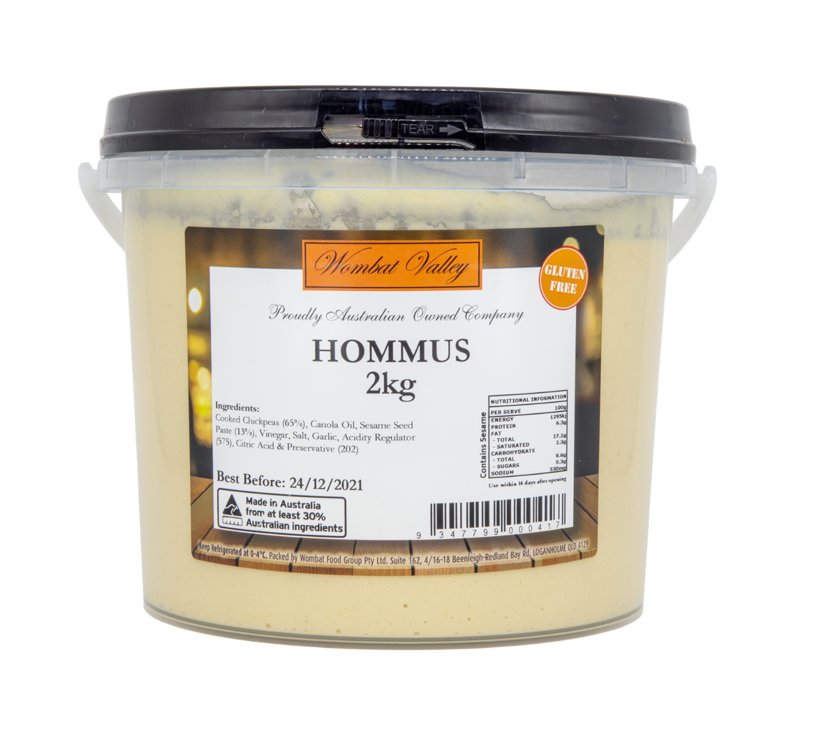 HOMMUS WOMBAT VALLEY 2KG (4) # HOMM02 WOMBAT VALLEY FOODS - Superior ...