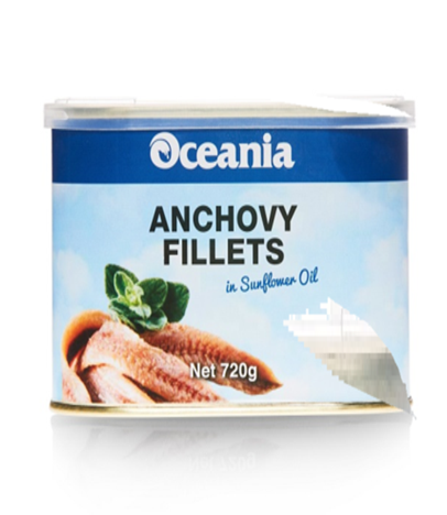 ANCHOVY FILLETS IN SUNFLOWER OIL 720G (12) # 221024 EATEO - Superior ...