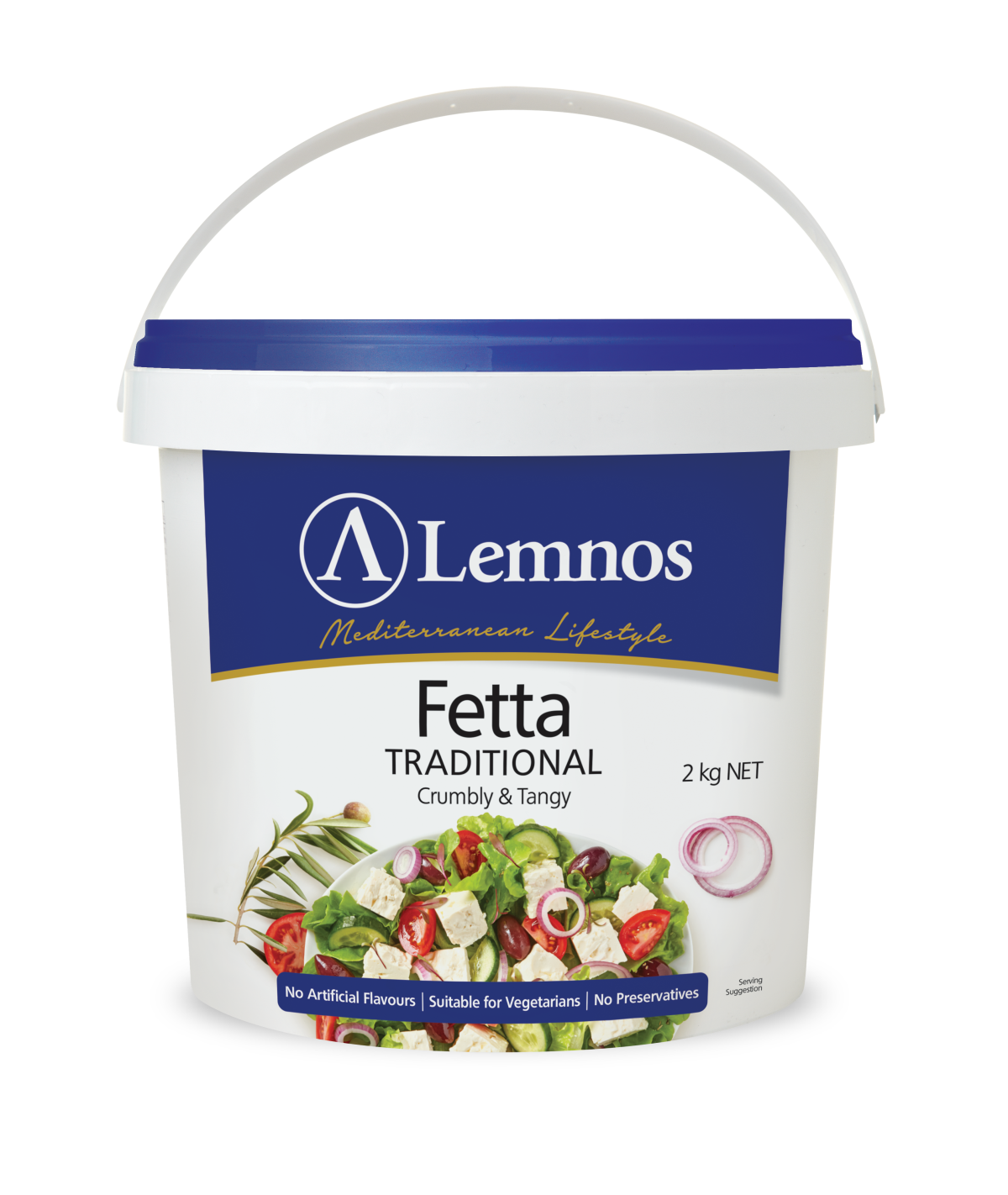 CHEESE FETTA 2KG(3) LEMNOS 2KG(3) LEMNOS - Superior Foods