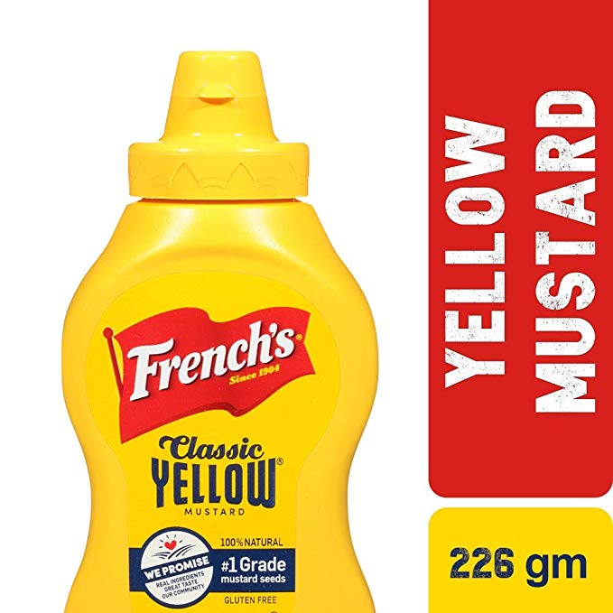 MUSTARD CLASSIC YELLOW (8 X 226GM) FRENCH'S (8 X 226GM) FRENCH'S ...