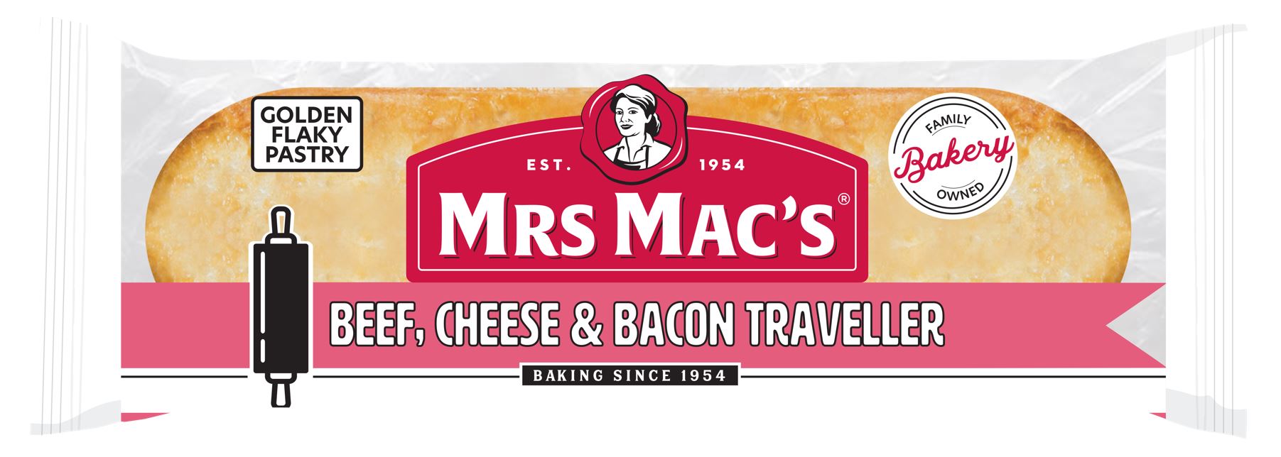 PIE TRAVELLER BEEF CHEESE & BACON (12 X 160GM) #15903 MRS MACS ...