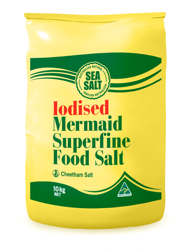 SALT COOKING SUPERFINE IODISED 10KG MERMAID IODISED 10KG MERMAID ...