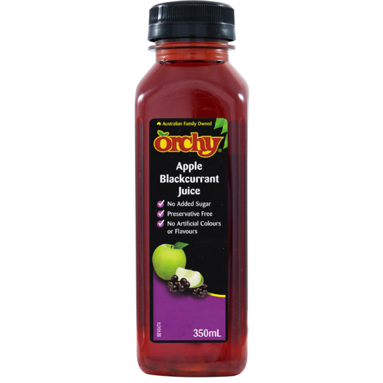 JUICE APPLE BLACKCURRANT NAS LONG LIFE (10 X 350ML) #ORBLSAH3 ORCHY ...