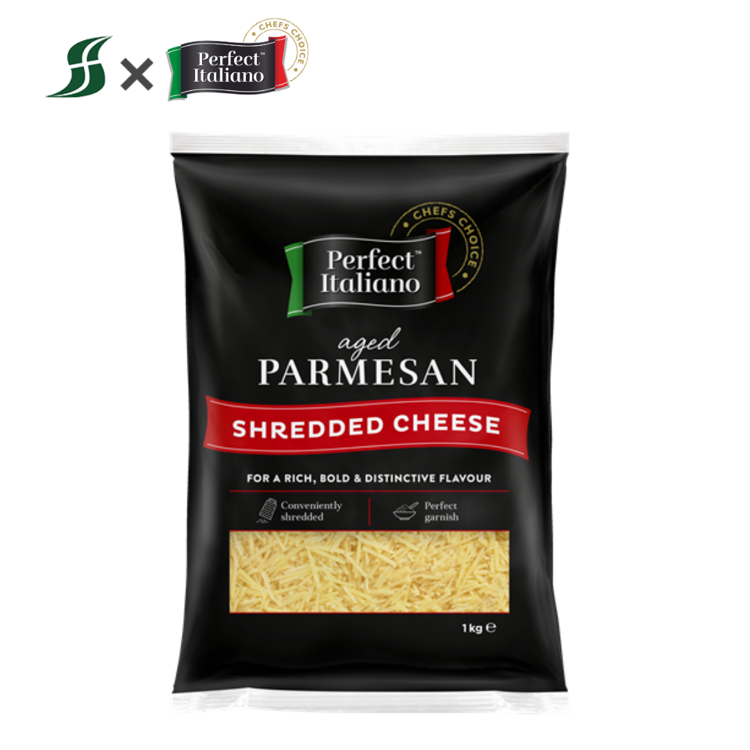 CHEESE PARMESAN SHRED 1KG(6) PERFECT ITALIANO 1KG(6) PERFECT ITALIANO ...