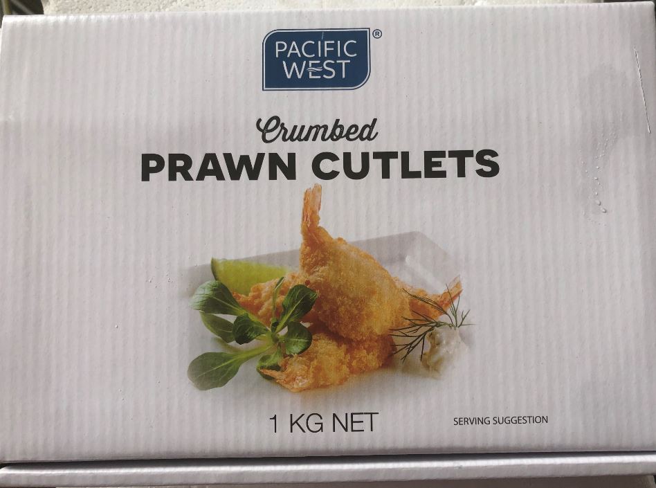 PRAWN CUTLET CRUMBED 16/20 1KG(6) #8021A PAC WEST 1KG(6) #8021A PAC ...