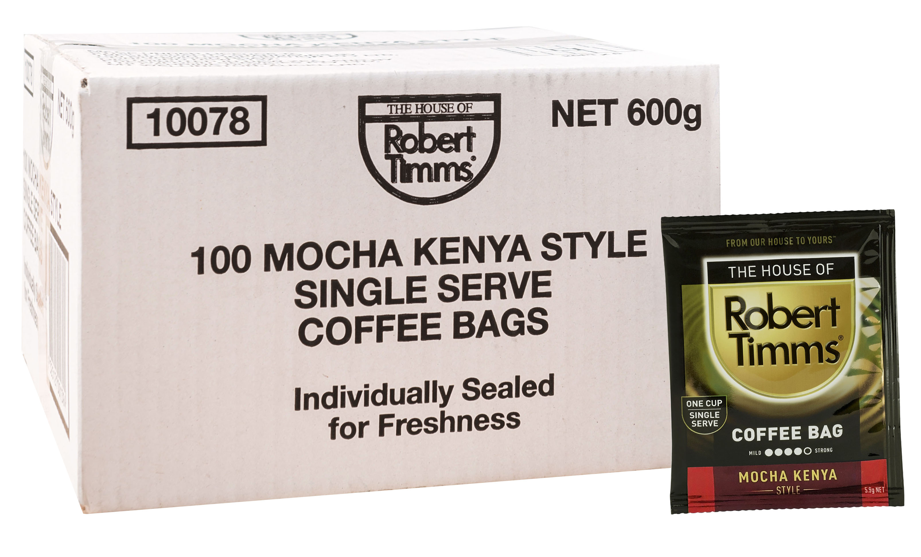 TEA BAG MOCHA KENYA 100S #7001648 ROBERT TIMMS - Superior Foods ...