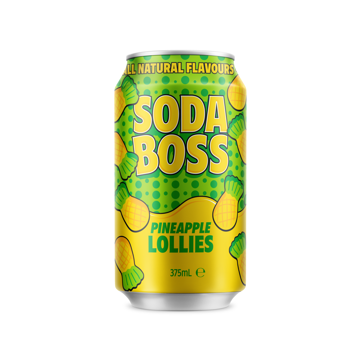 DRINK CAN PINEAPPLE LOLLIES (12 X 375ML) # 29720 SODA BOSS - Superior ...