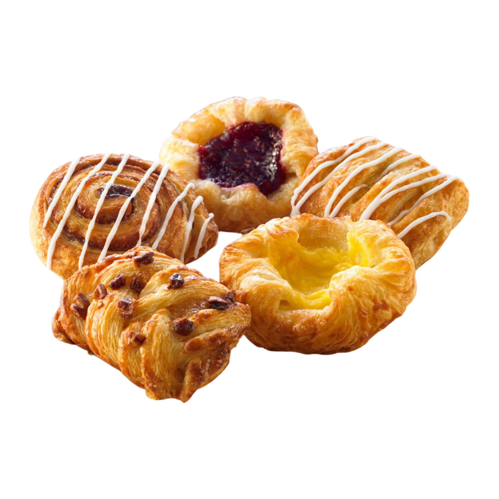 MINI DANISH SELECTION VARIETY (120 X 43GM) # 6005 5006 SCHULSTAD BAKERY ...