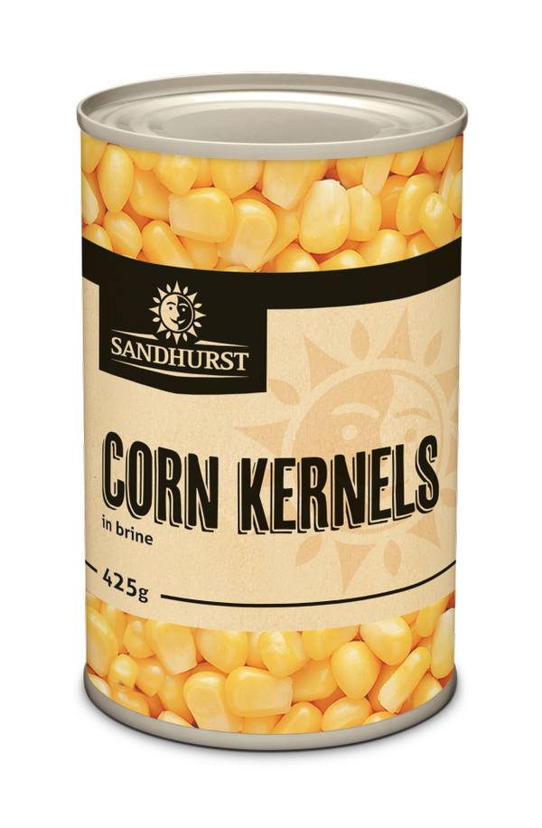 CORN KERNELS 425G (24) # CORNK425 SANDHURST - Superior Foods - Superior Foods