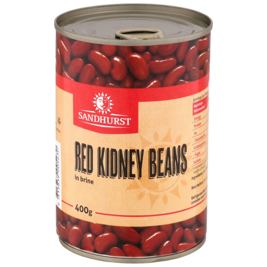 RED KIDNEY BEANS 400G (24) # RKBEAN24 SANDHURST - Superior Foods ...