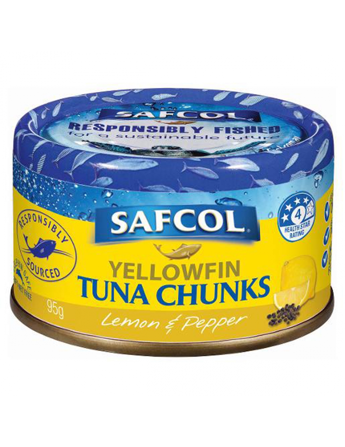 FISH TUNA WITH LEMON PEPPER 95GM (12) SAFCOL 95GM (12) SAFCOL ...