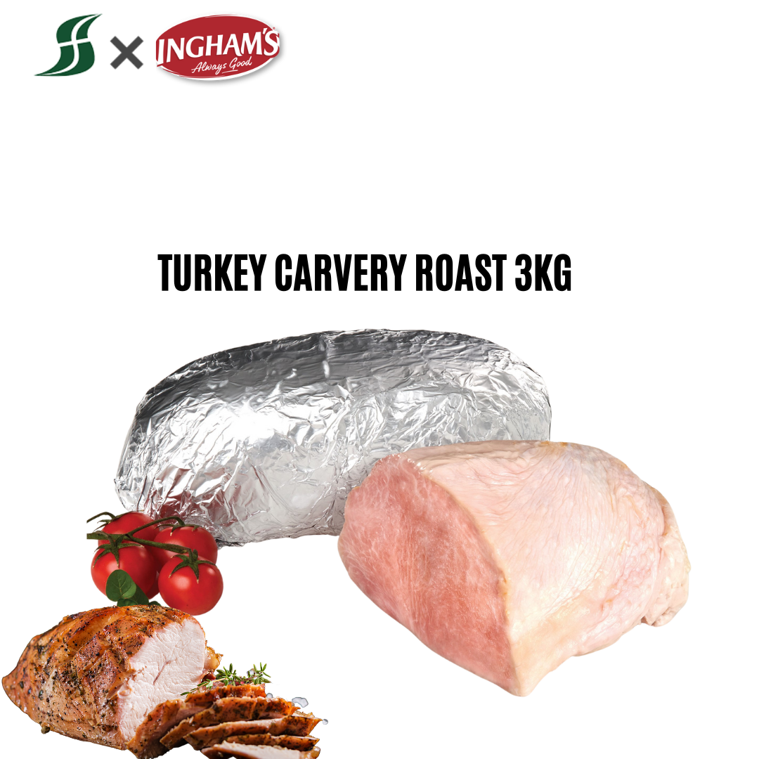 TURKEY CARVERY ROAST R/W APPROX 3KG(4) INGHAMS R/W APPROX 3KG(4 ...
