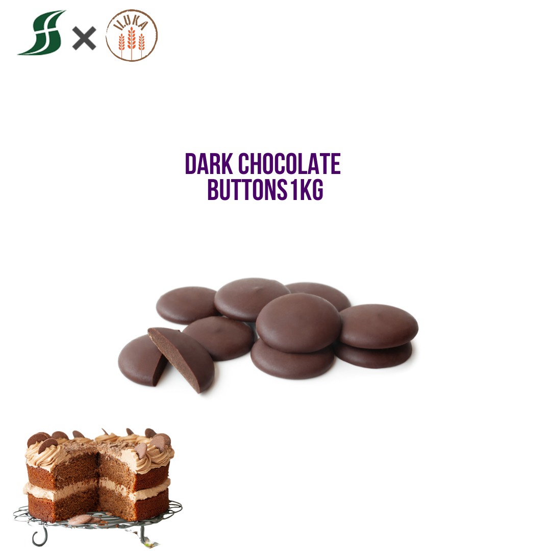 CHOCOLATE BUTTON DARK 1KG ILUKA 1KG ILUKA - Superior Foods