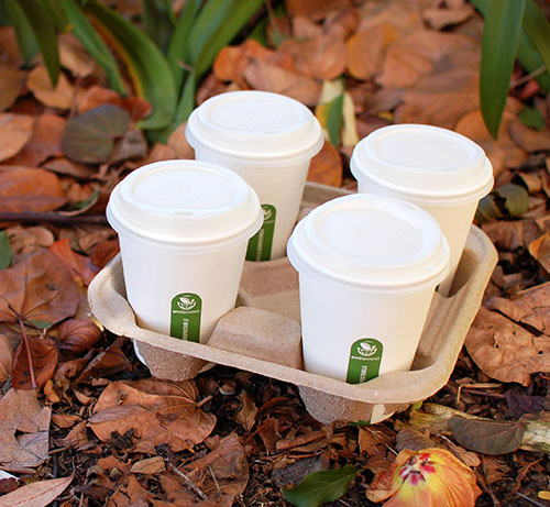 TRAY 4 CUP CARRY HOLDER CARDBOARD 100S CARDBOARD 100S - Superior Foods