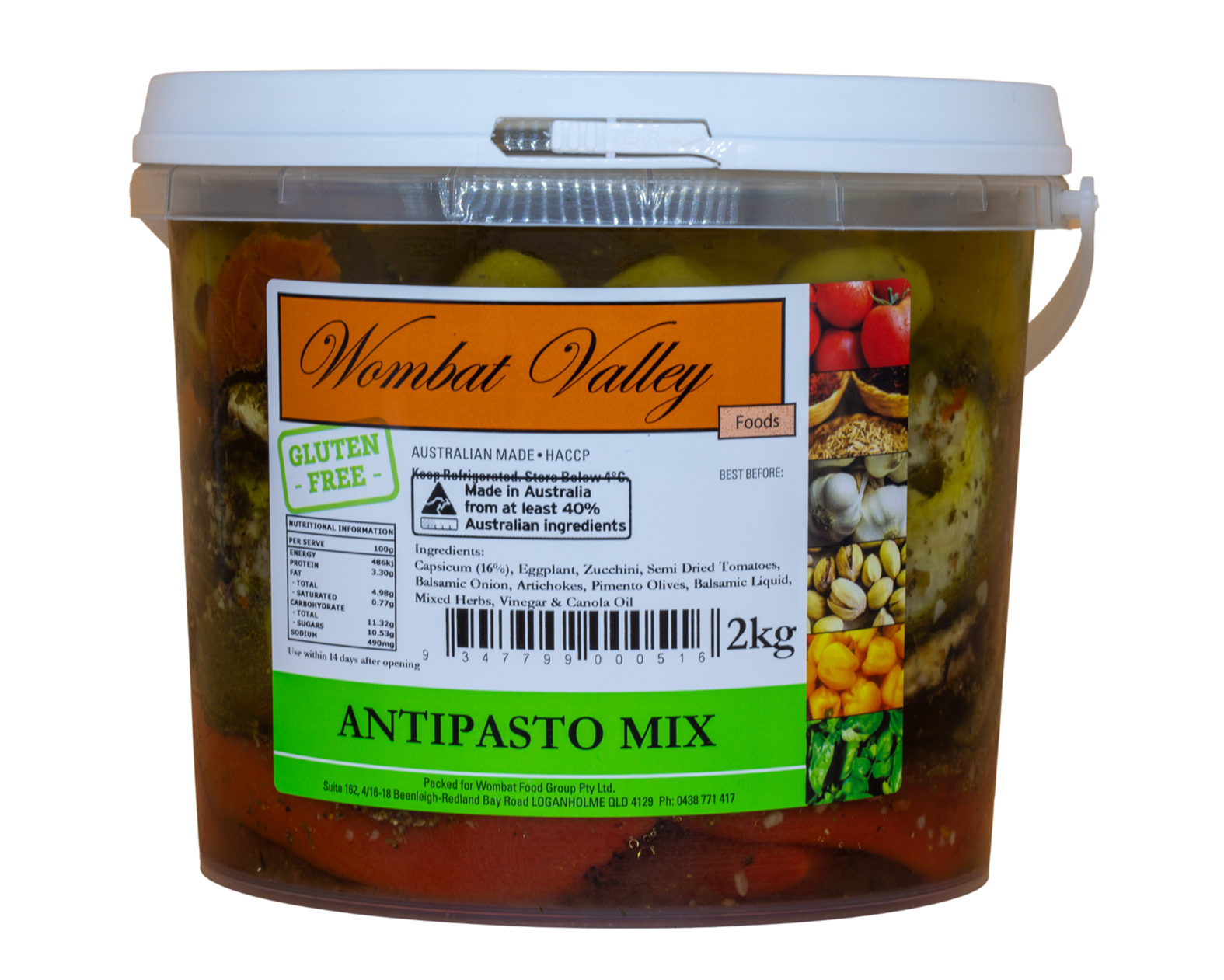 ANTIPASTO MIX 2KG(4) WOMBAT 2KG(4) WOMBAT - Superior Foods