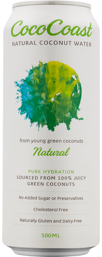 WATER COCONUT CAN (24X500ML) COCO COAST - Superior Foods - Superior Foods