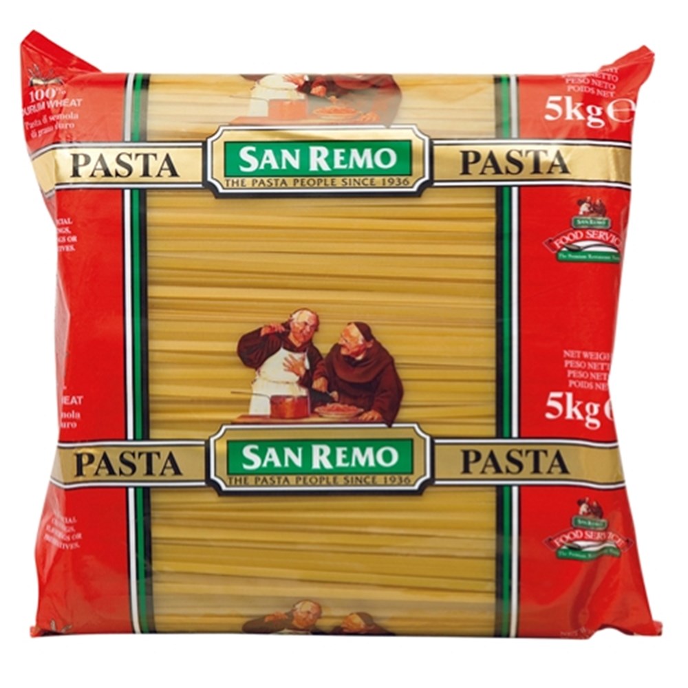 PASTA FETTUCCINE #12 (2 X 5KG) SAN REMO (2 X 5KG) SAN REMO - Superior Foods