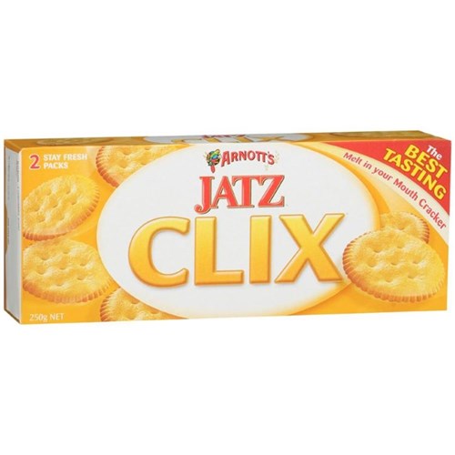 BISCUIT JATZ CLIX 250GM(18) ARNOTTS 250GM(18) ARNOTTS - Superior Foods