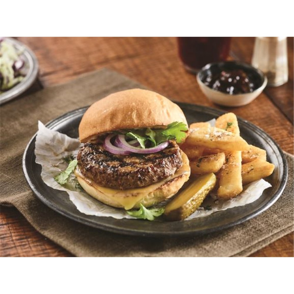 BURGER BEEF PAR COOKED (20 X 100GM)(2) #68422 BUTLERS (20 X 100GM)(2 ...