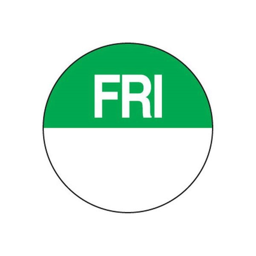 DAY DOTS FRIDAY 24MM ROUND REMOVABLE 1000S FILDES REMOVABLE 1000S ...